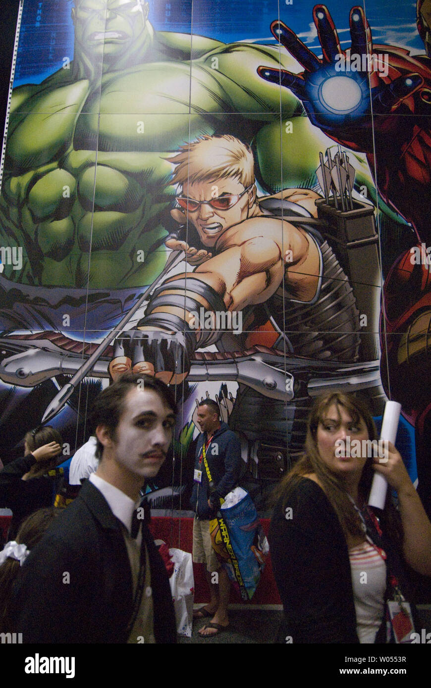 Visitors attend the 42nd annual Comic-Con International, the largest ...