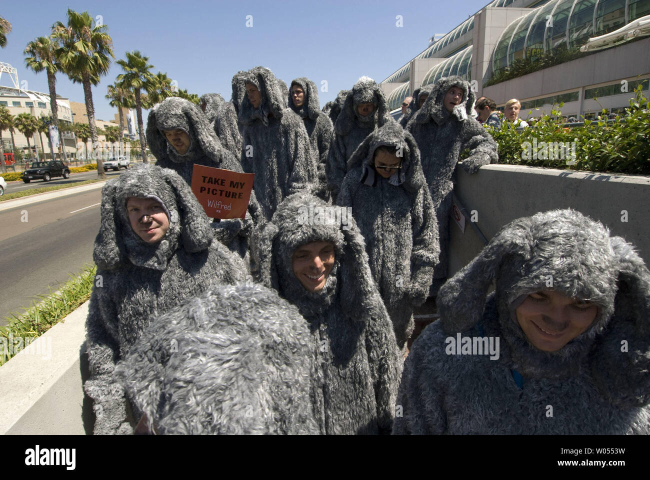 Visitors attend the 42nd annual Comic-Con International, the largest ...