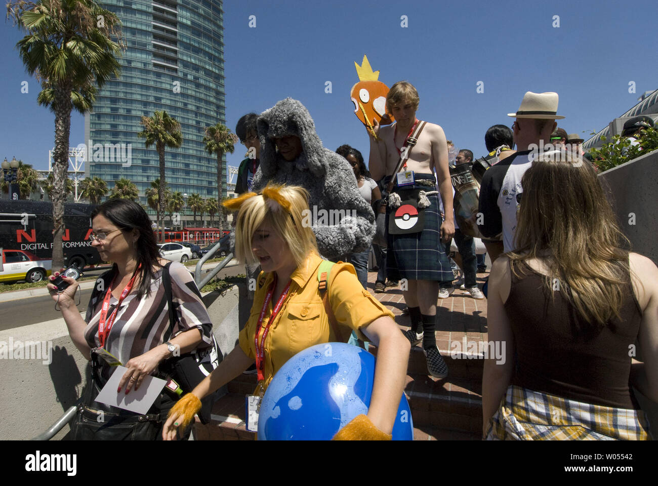 Visitors attend the 42nd annual Comic-Con International, the largest ...