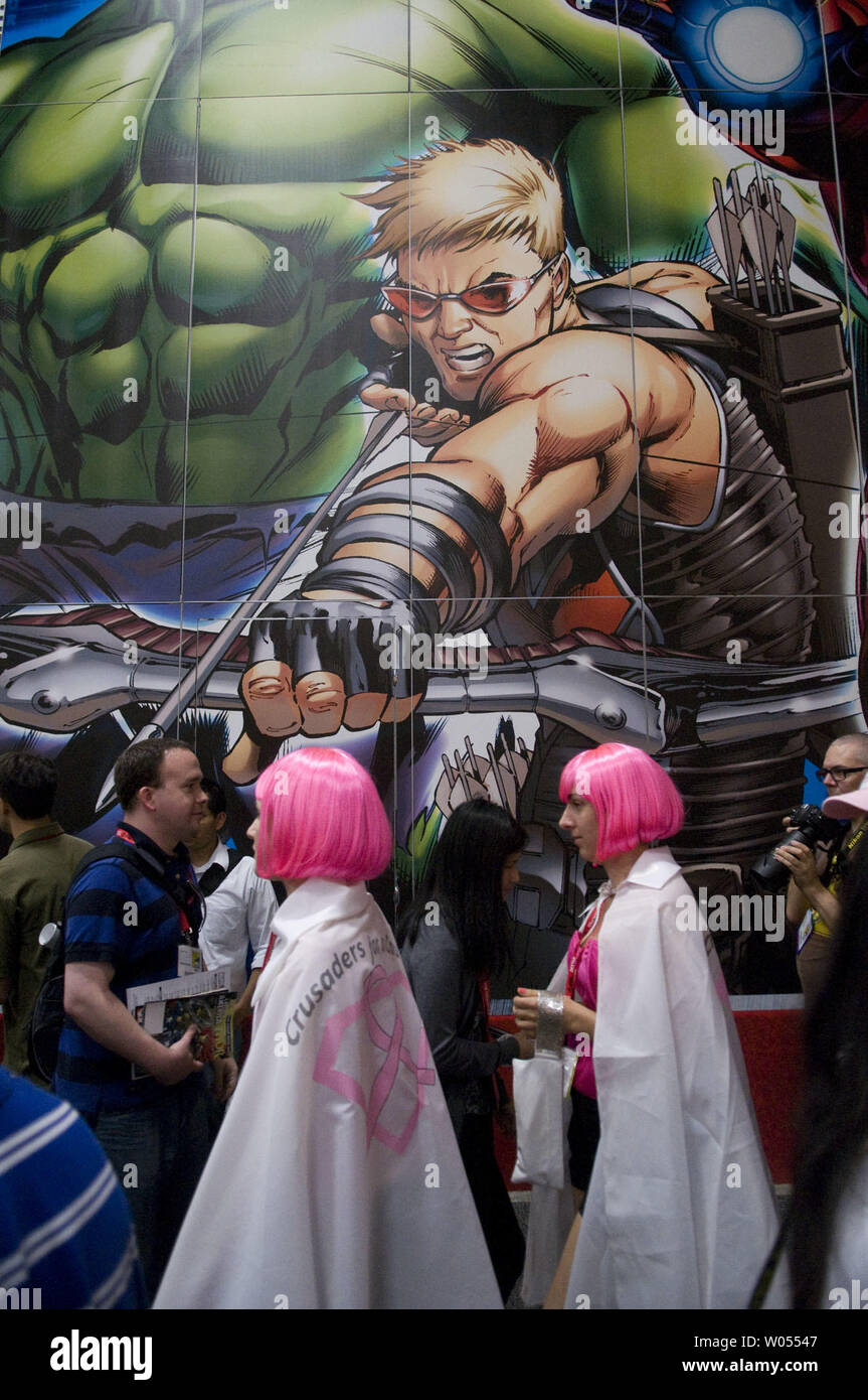 Visitors attend the 42nd annual Comic-Con International, the largest ...