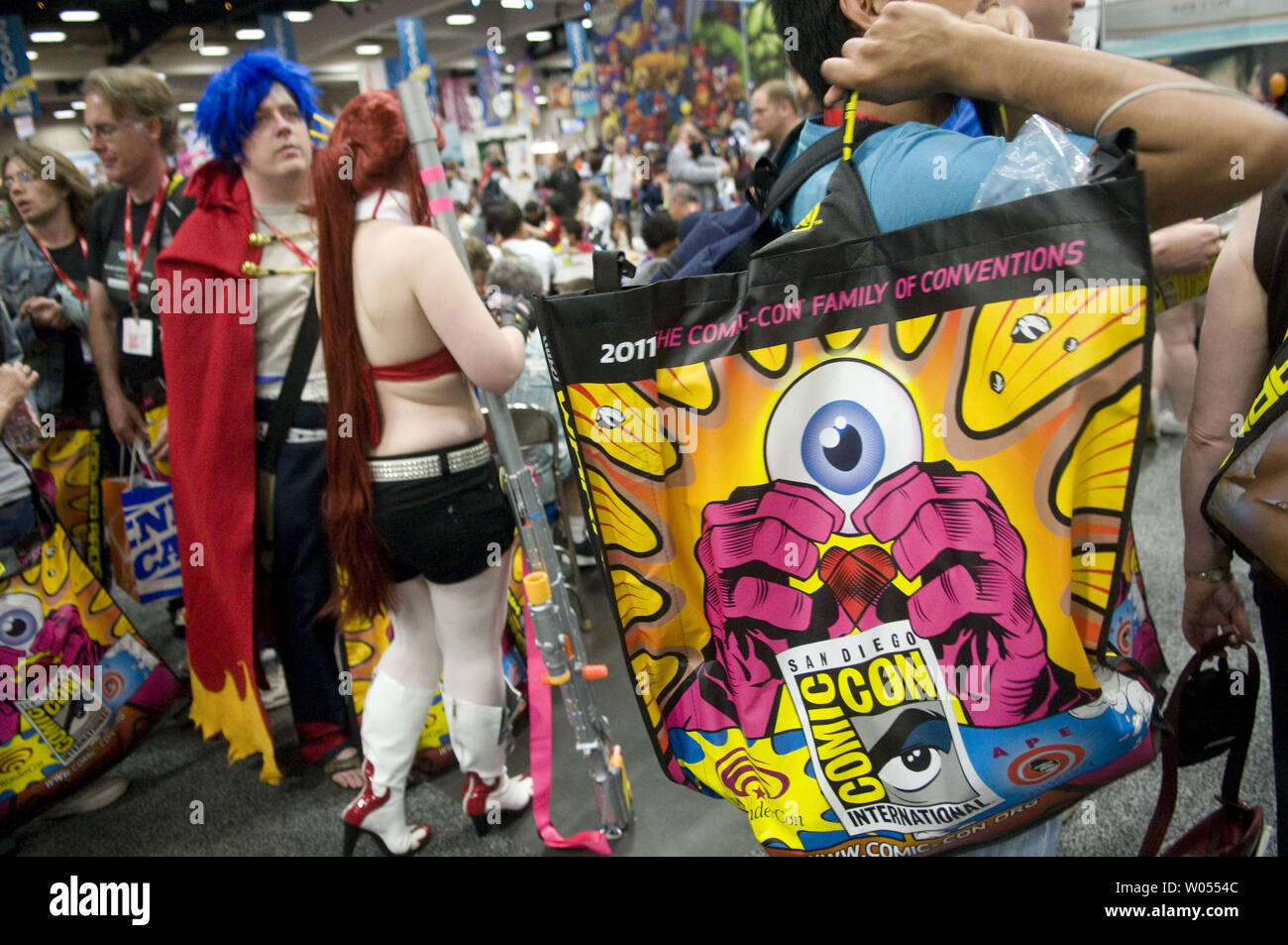 Visitors attend the 42nd annual Comic-Con International, the largest ...