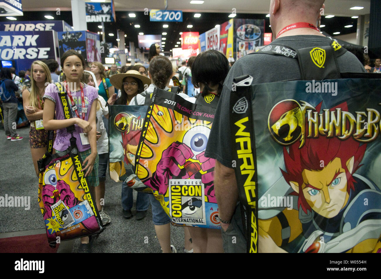 Visitors attend the 42nd annual Comic-Con International, the largest ...