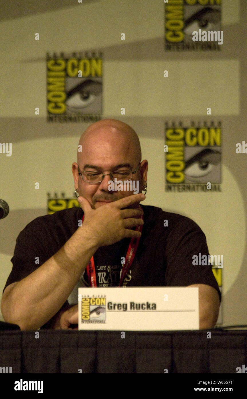 Comic book writer Greg Rucka speaks at the new Spider Island Spider-Man ...
