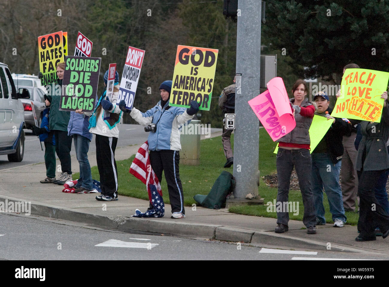 Westboro Baptist Church Protest Funeral