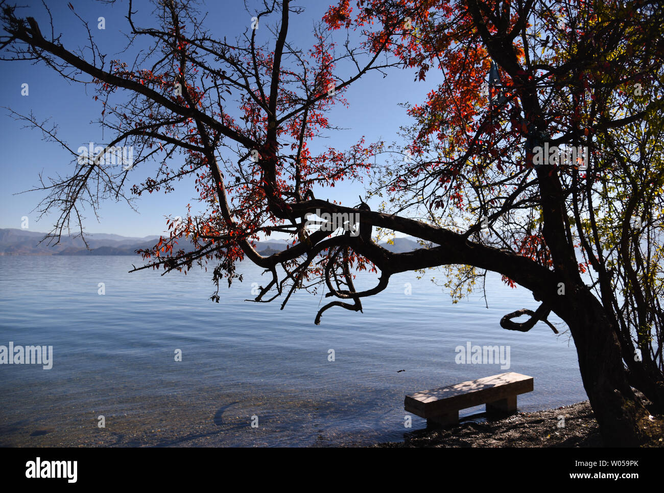 Lugu Lake, Lijiang, Yunnan Stock Photo - Alamy