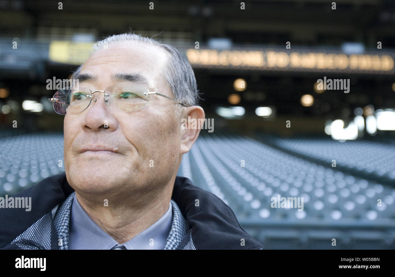 Japanese Baseball League legend Isao Harimoto watches Seattle Mariners ...