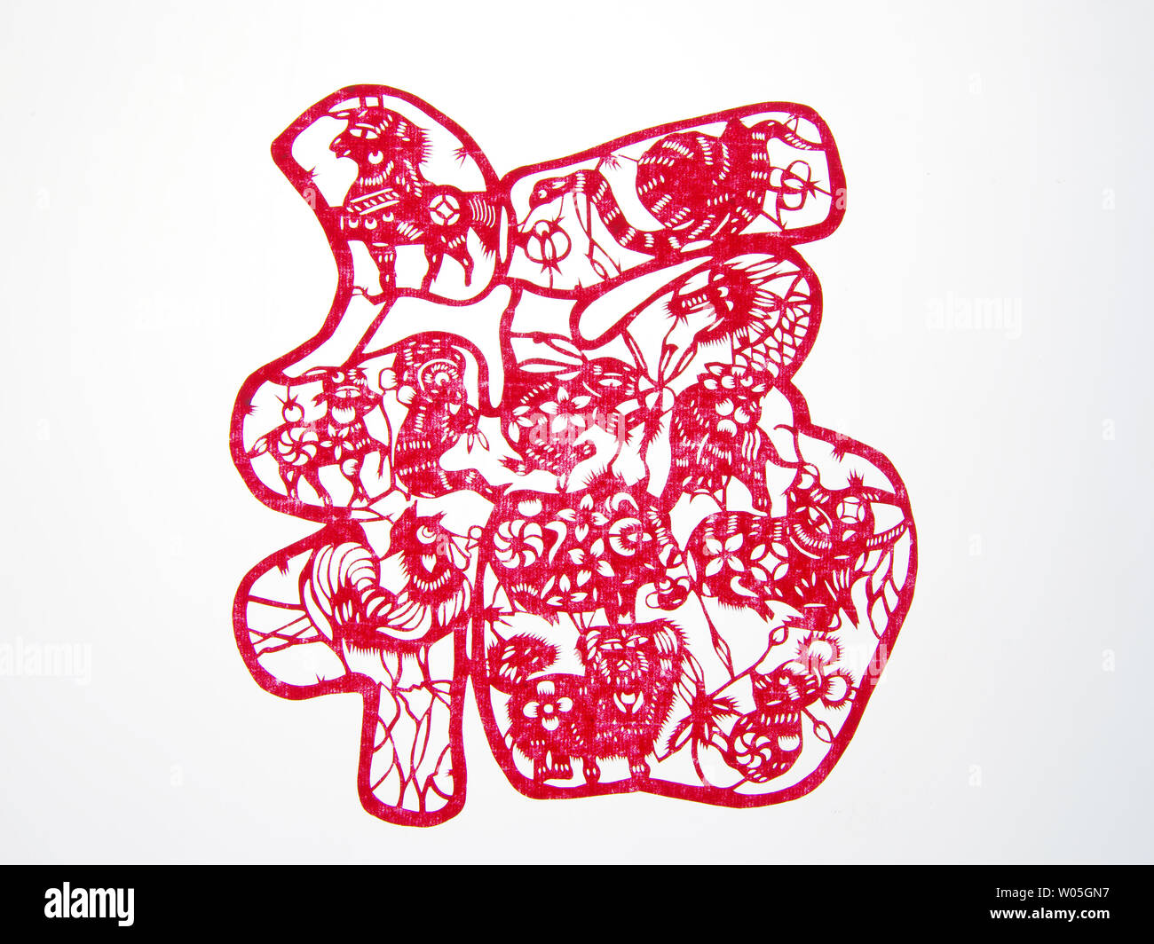 Chinese zodiac signs paper hi-res stock photography and images - Alamy