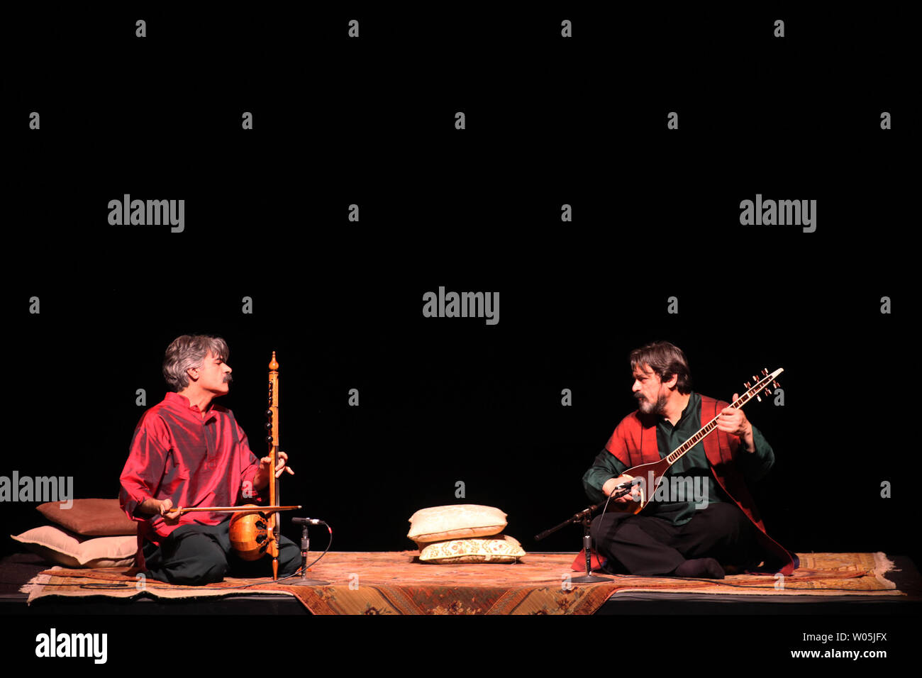Masters of Persian Music, Kayhan Kalhor (L) and Hossein Alizadeh ...