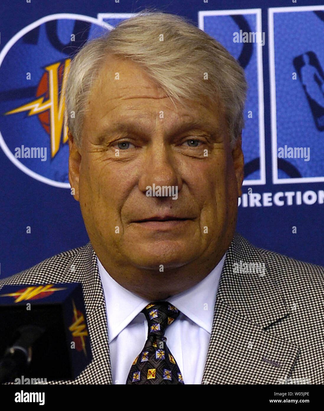 New Golden State Warriors coach Don "Nellie" Nelson speaks during a ...