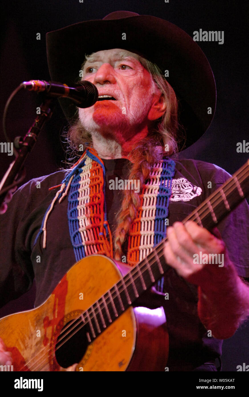 Willie Nelson performs at the Fillmore Auditorium in San Francisco on ...