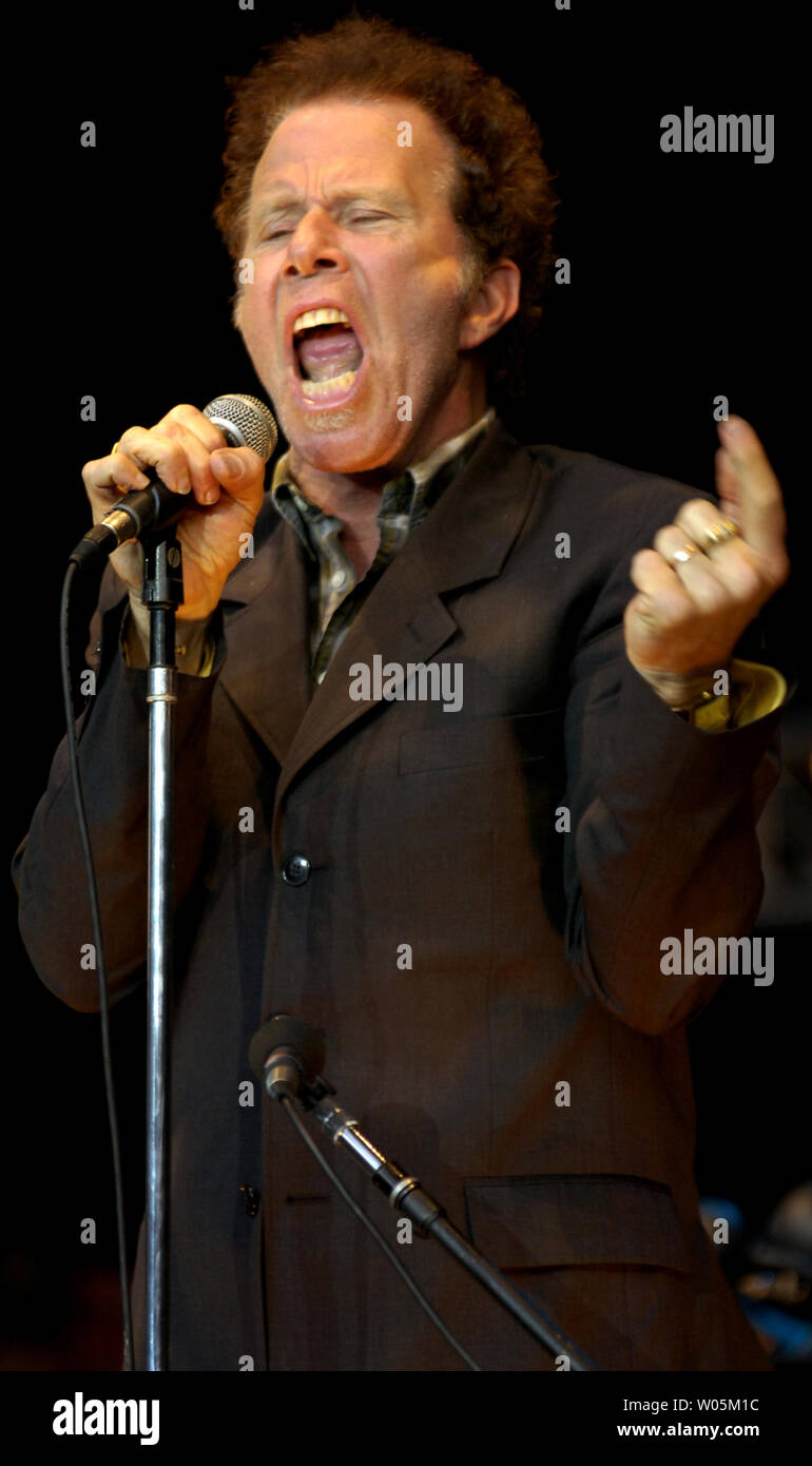 Tom Waits performs during the 21st annual Bridge School Benefit at ...