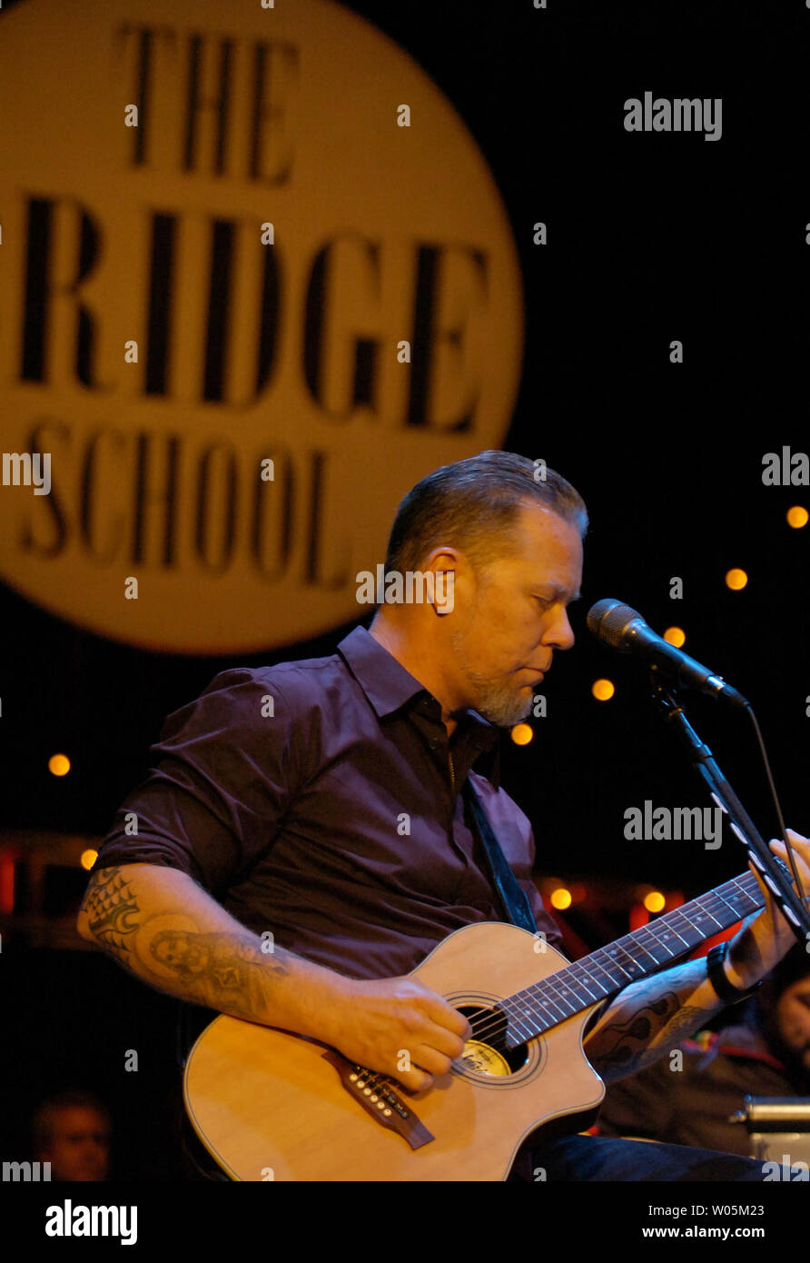 James Hetfield of Metallica performs during the 21st annual Bridge ...