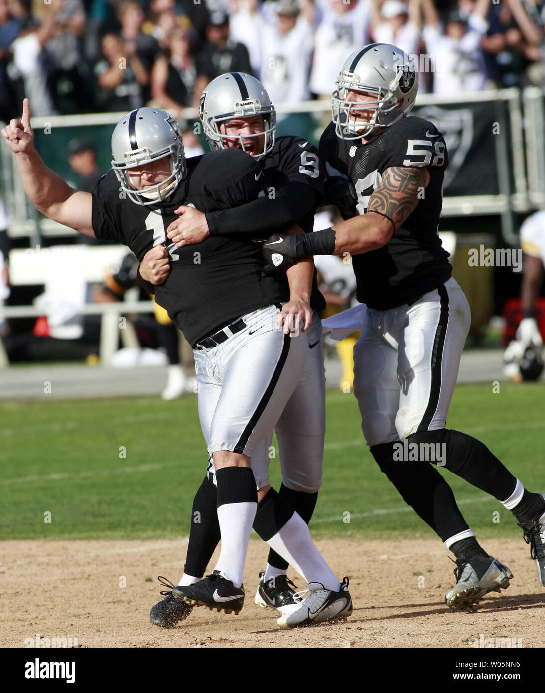 Oakland raiders kicker sebastian janikowski hi-res stock photography ...