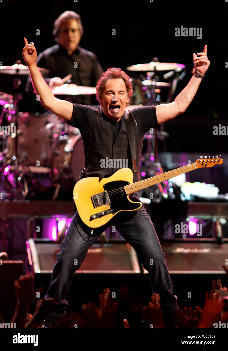 Bruce Springsteen performs at HP Pavilion in San Jose, California on ...