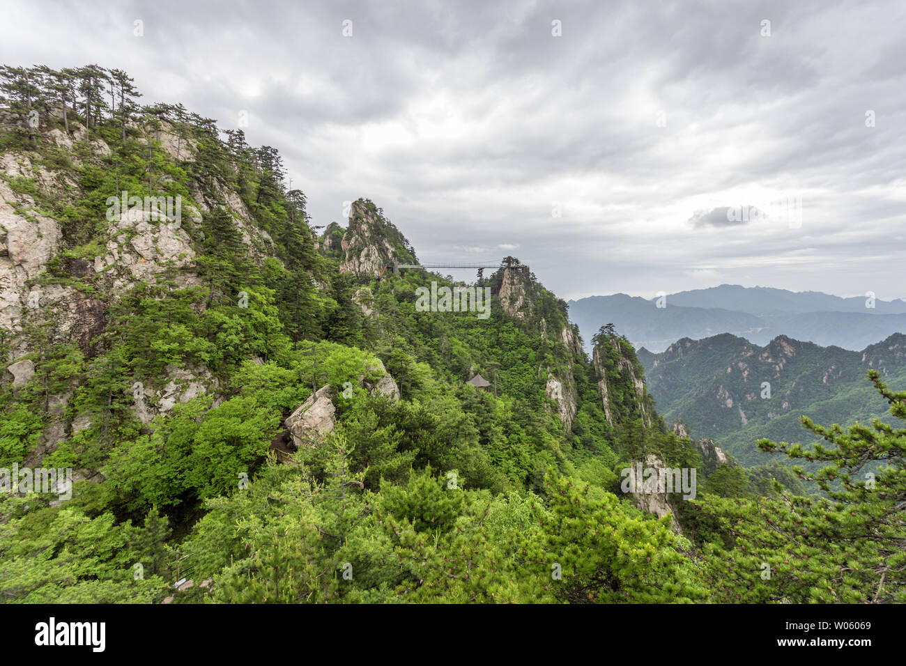 Natural Scenery of Old Jie Ridge, Funiu Mountain, China Stock Photo - Alamy