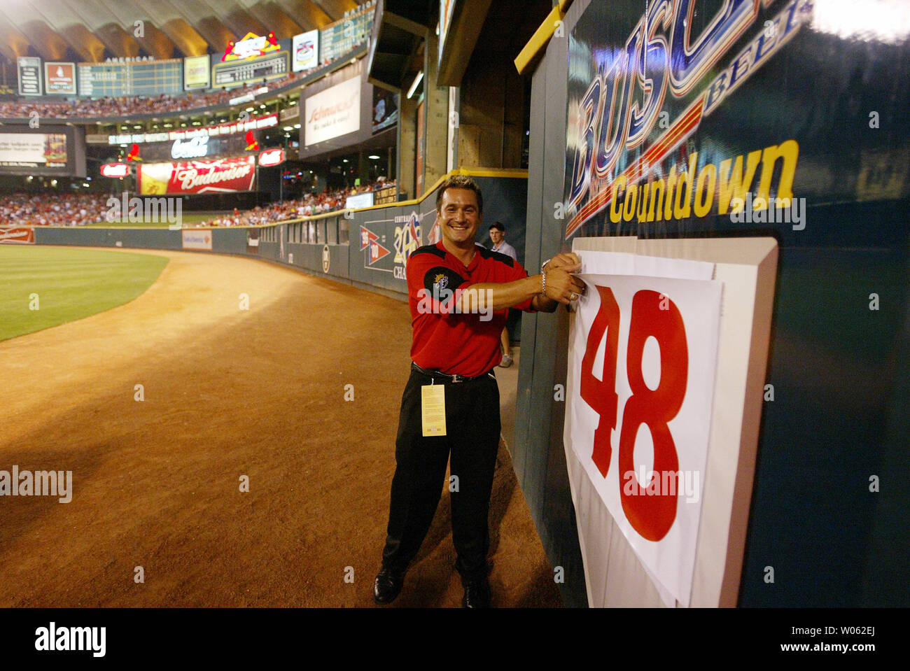 Top fuel driver Brandon Bernstein takes down the number 48 during a St ...