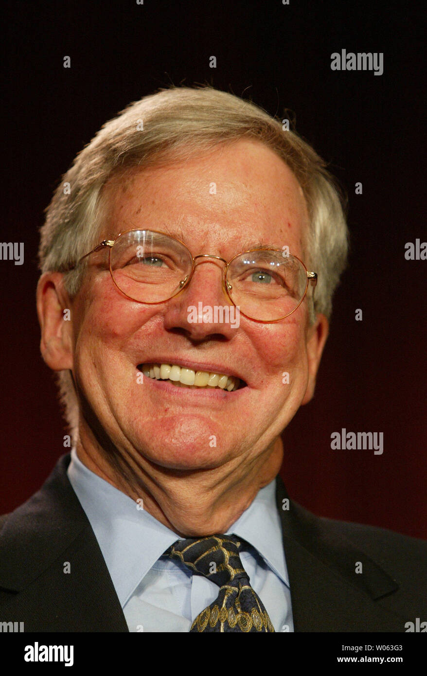 Former NBC chief financial correspondent Mike Jensen smiles as he ...