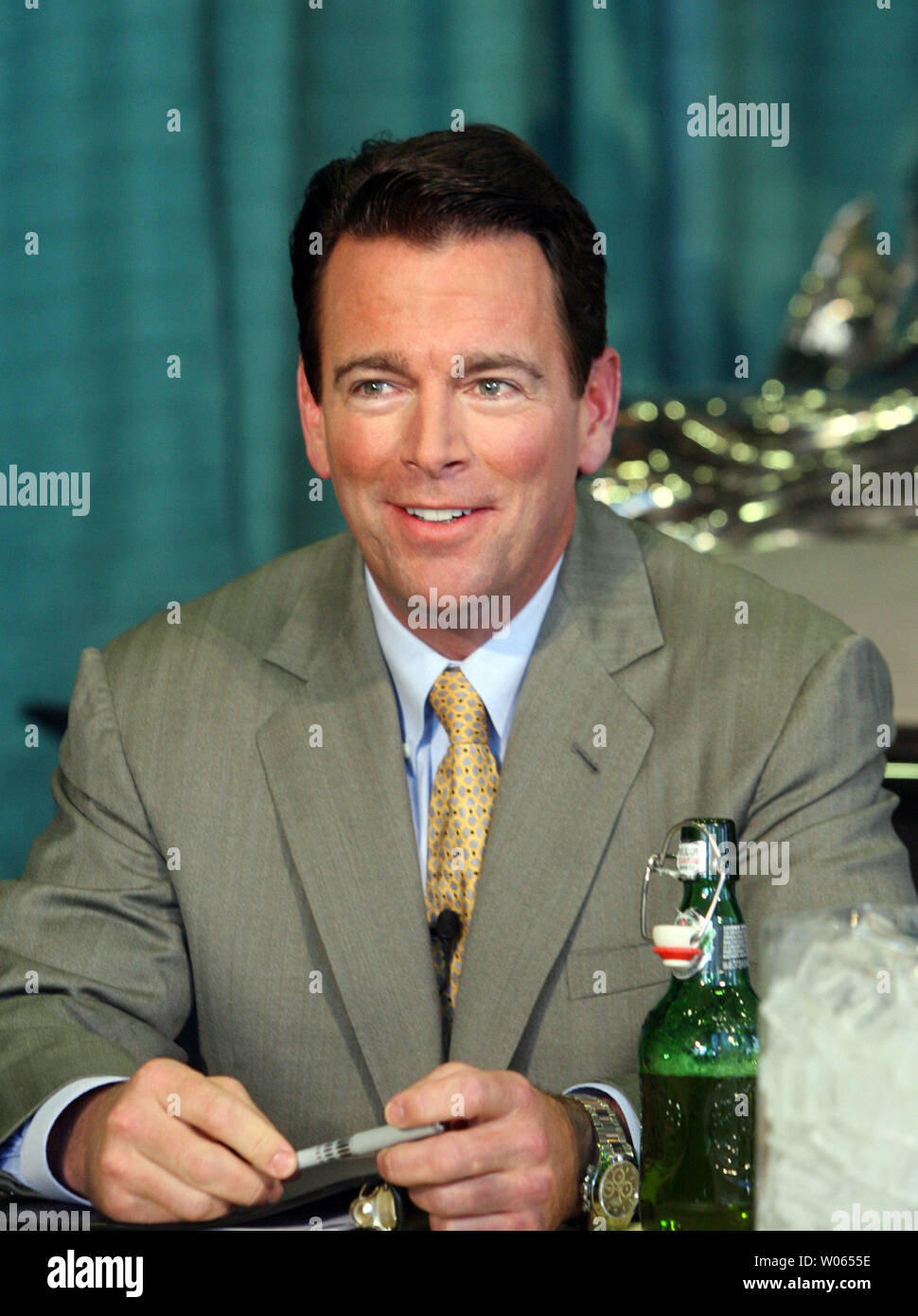 August A. Busch IV, President of Anheuser-Busch Cos., answers questions ...