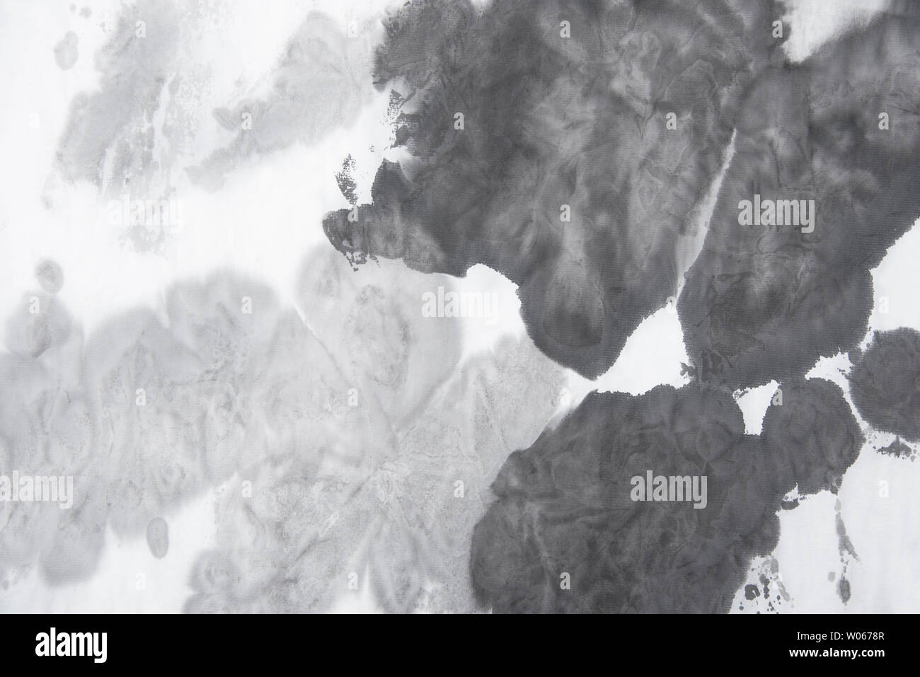 Abstract landscape ink background Stock Photo - Alamy