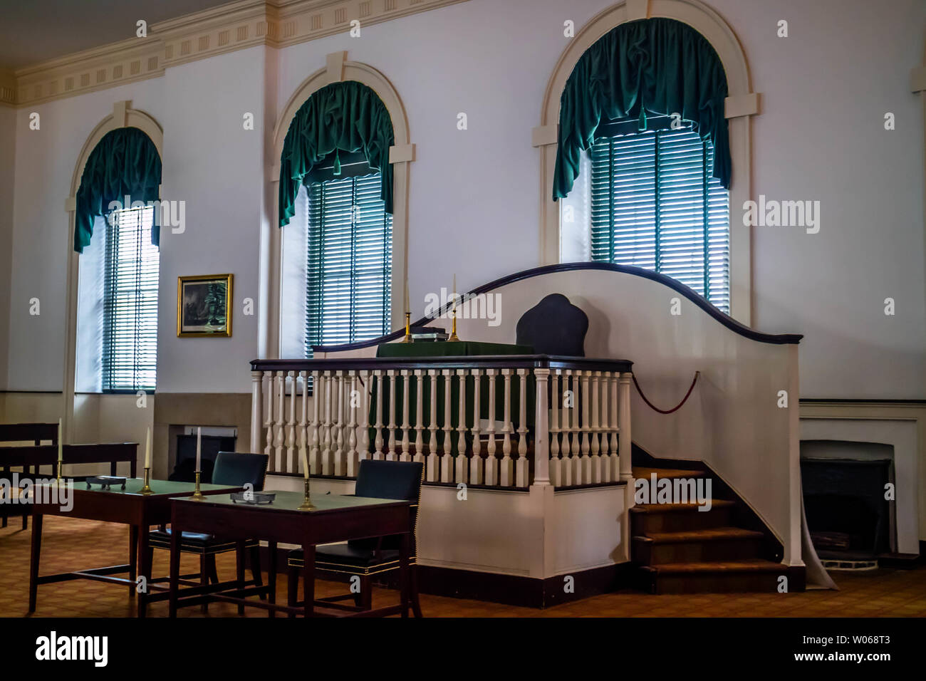 Pennsylvania, PA, USA - Sept 22, 2018: The House Chamber of Old ...