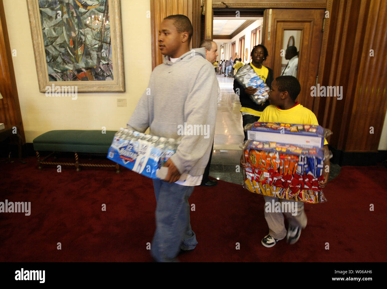 Children from St. Louis city high schools bring in supplies as their ...
