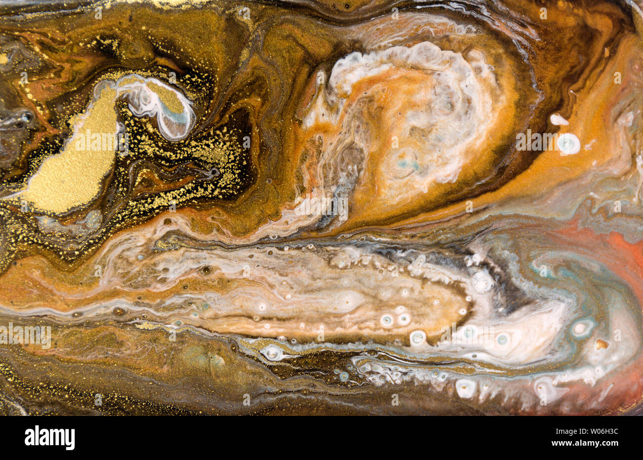 Bronze and gold marbling pattern. Golden marble liquid texture Stock ...
