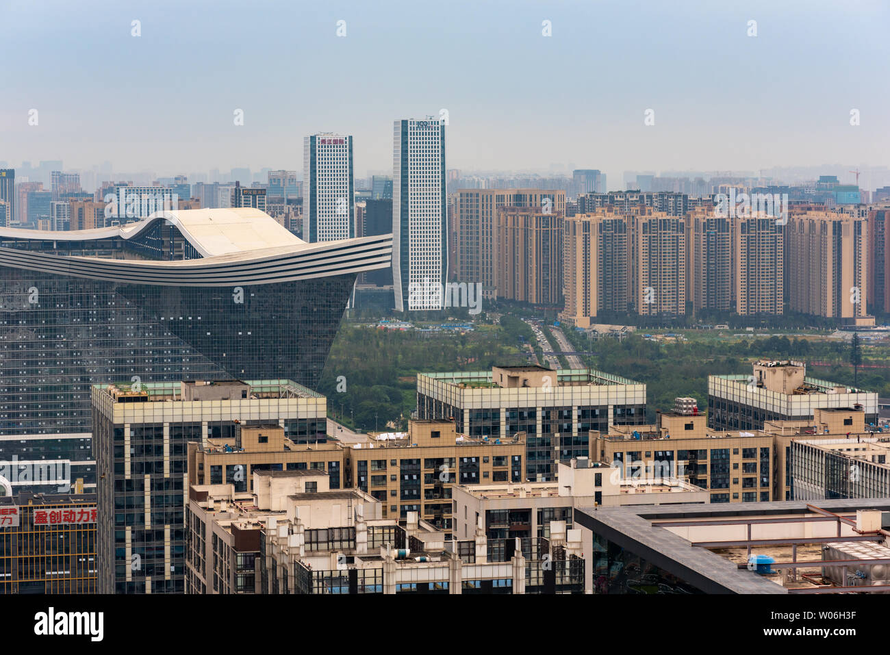 Tianfu New District, Chengdu Stock Photo - Alamy