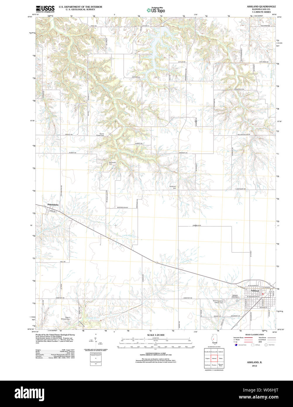 Map of ashland Cut Out Stock Images & Pictures - Alamy