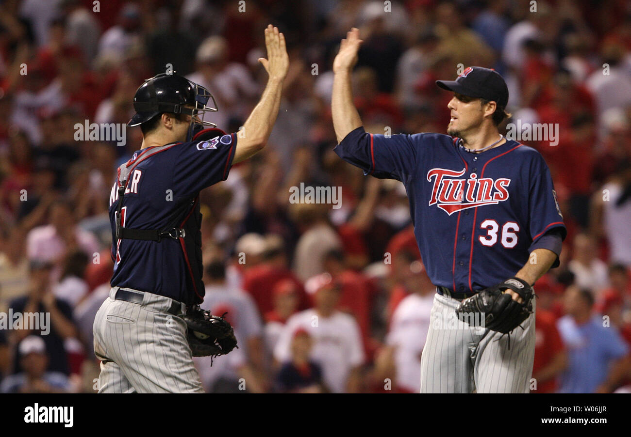 Joe mauer last game hi-res stock photography and images - Alamy