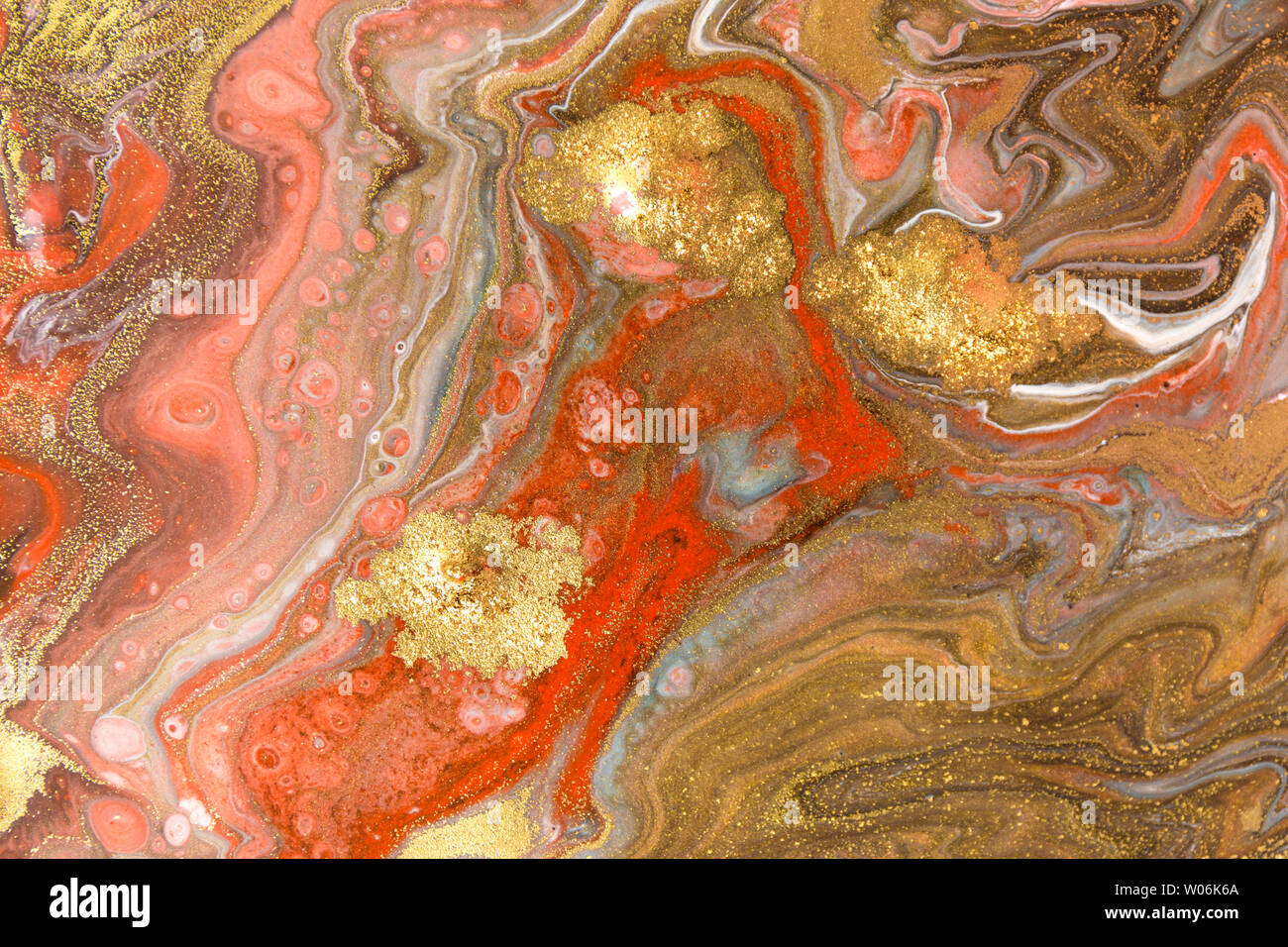Pink and gold marbling pattern. Golden marble liquid texture Stock ...