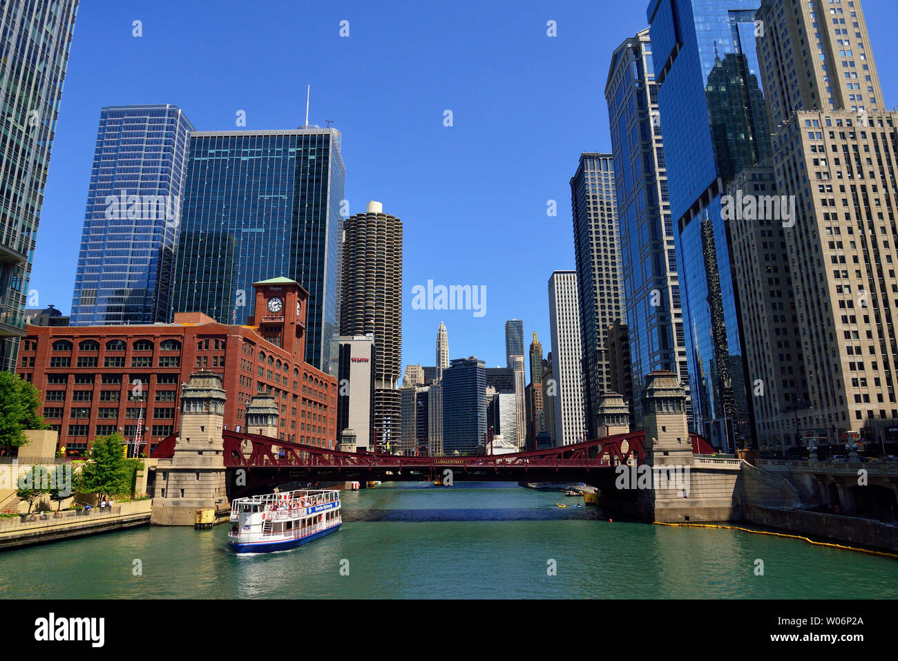 Chicago City Complex Stock Photo - Alamy