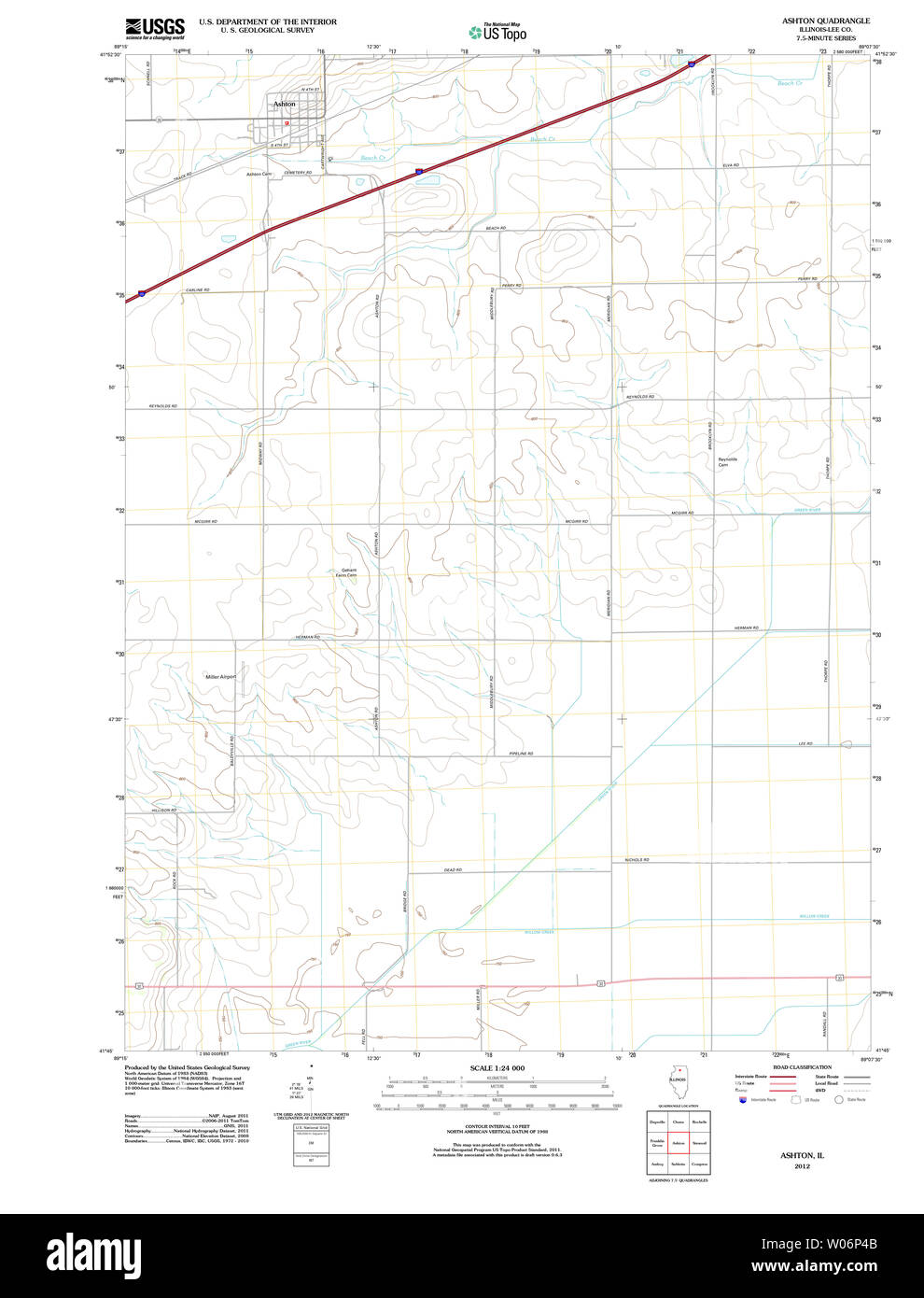 Ashton map Cut Out Stock Images & Pictures - Alamy