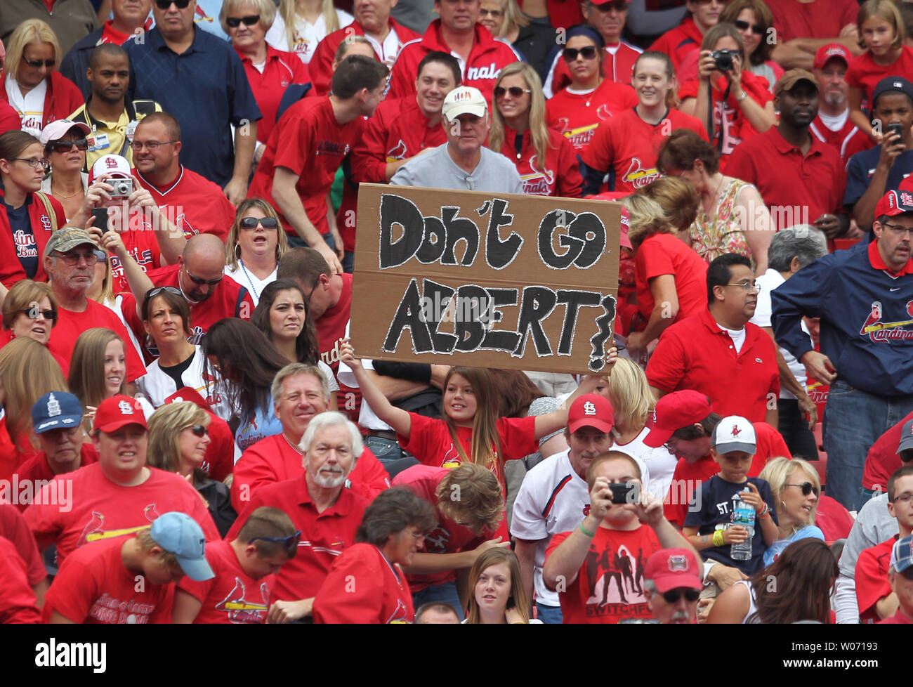 St louis cardinal fan hi-res stock photography and images - Alamy