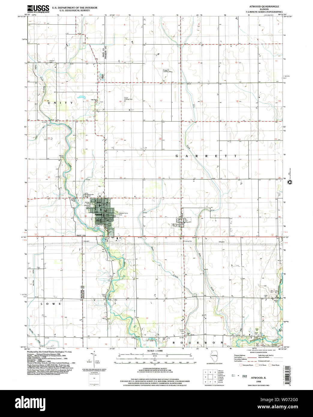 Atwood map hi-res stock photography and images - Alamy