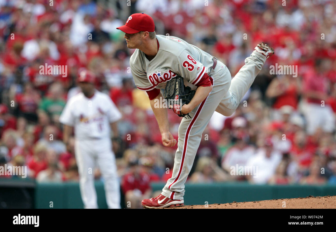 Philadelphia Phillies starting pitcher Kyle Kendrick delivers a pitch ...