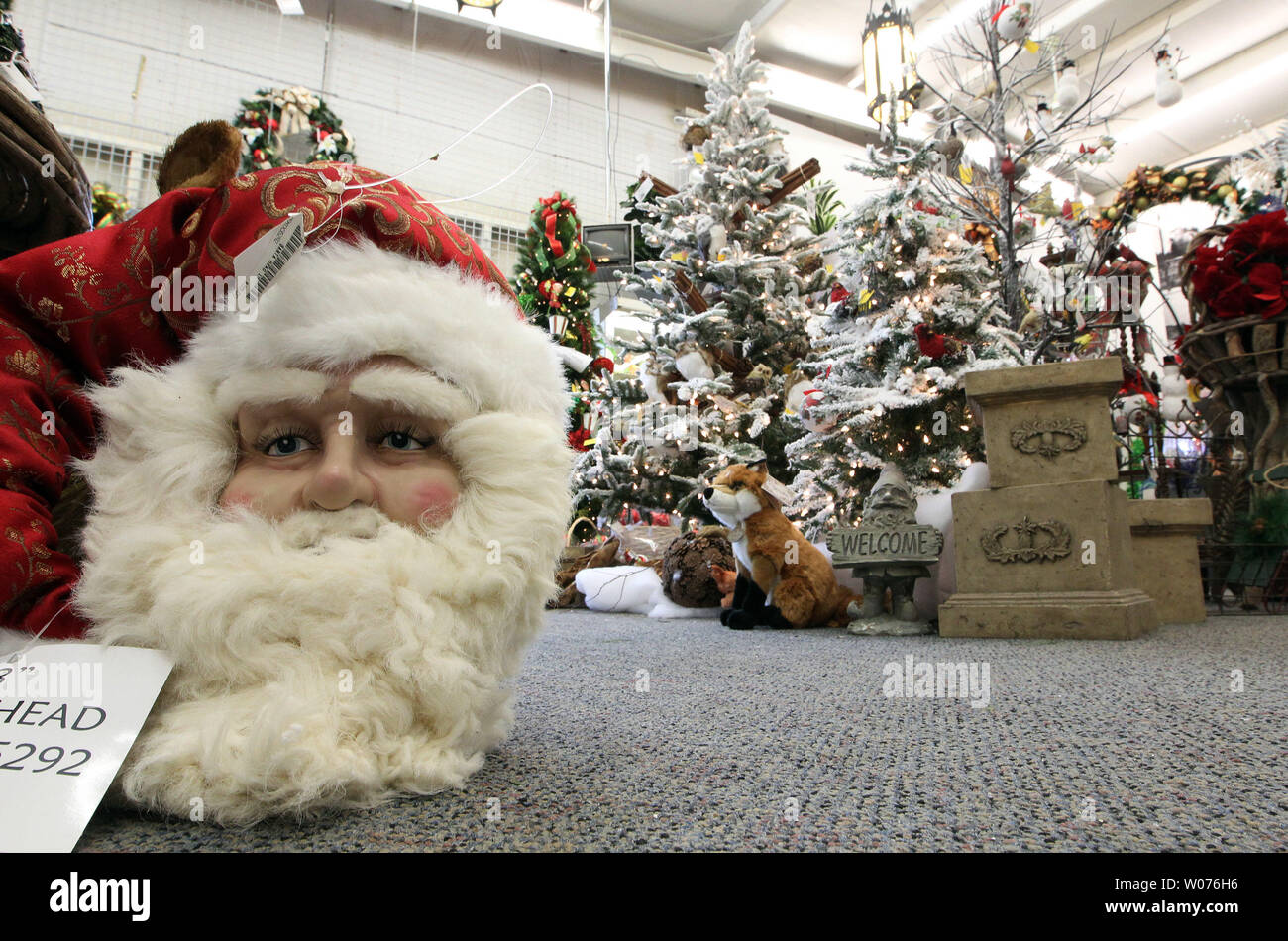 Life Size Santa Head