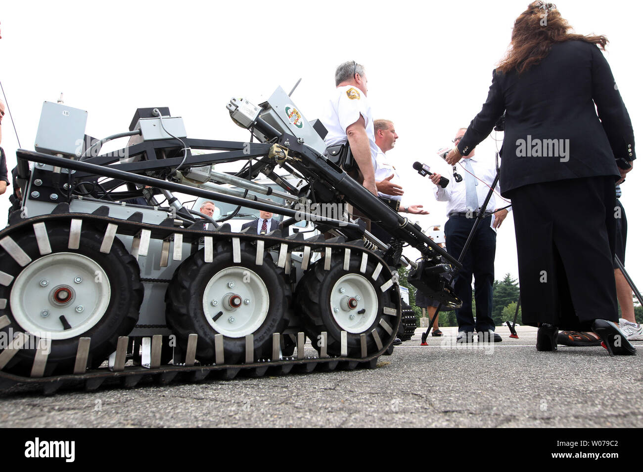 St. Louis Police Chief Sam Dotson talks to reporters as St. Louis ...