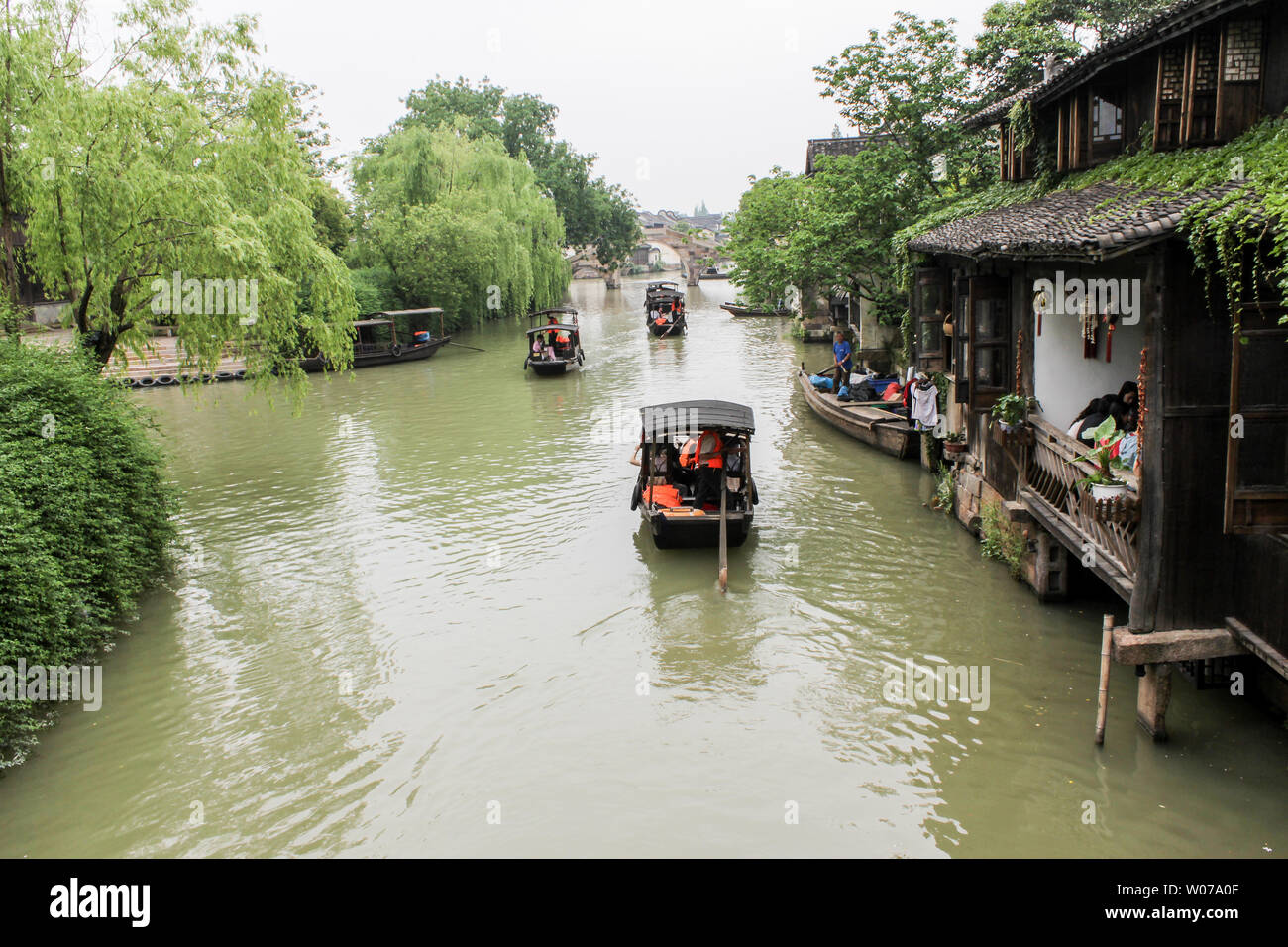 Panorama of Xixi Wetland Park in Hangzhou Stock Photo - Alamy