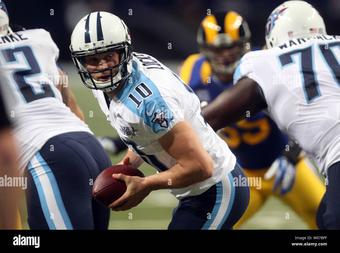 Tennessee titans quarterback jake locker hi-res stock photography and ...