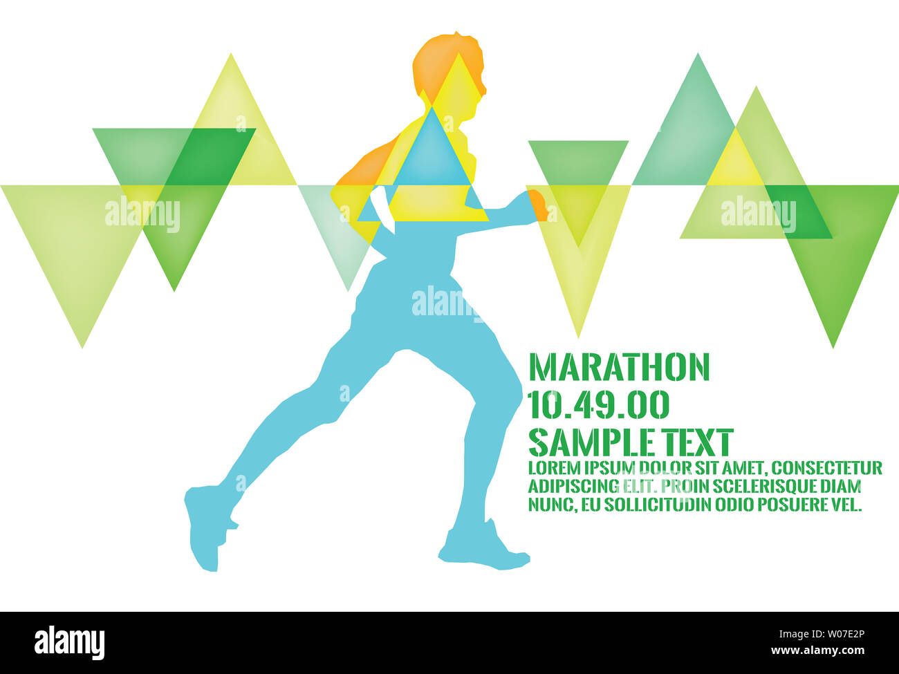marathon, championship art work Stock Photo - Alamy