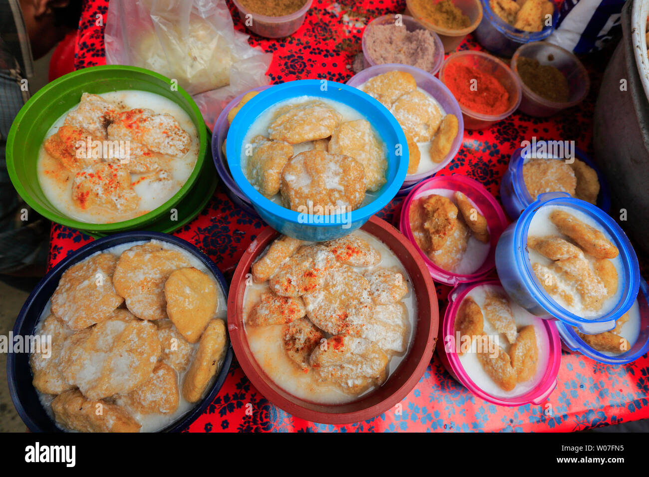 Close-up view of Doi Bora at Chakbazar in Old Dhaka, the most famous ...