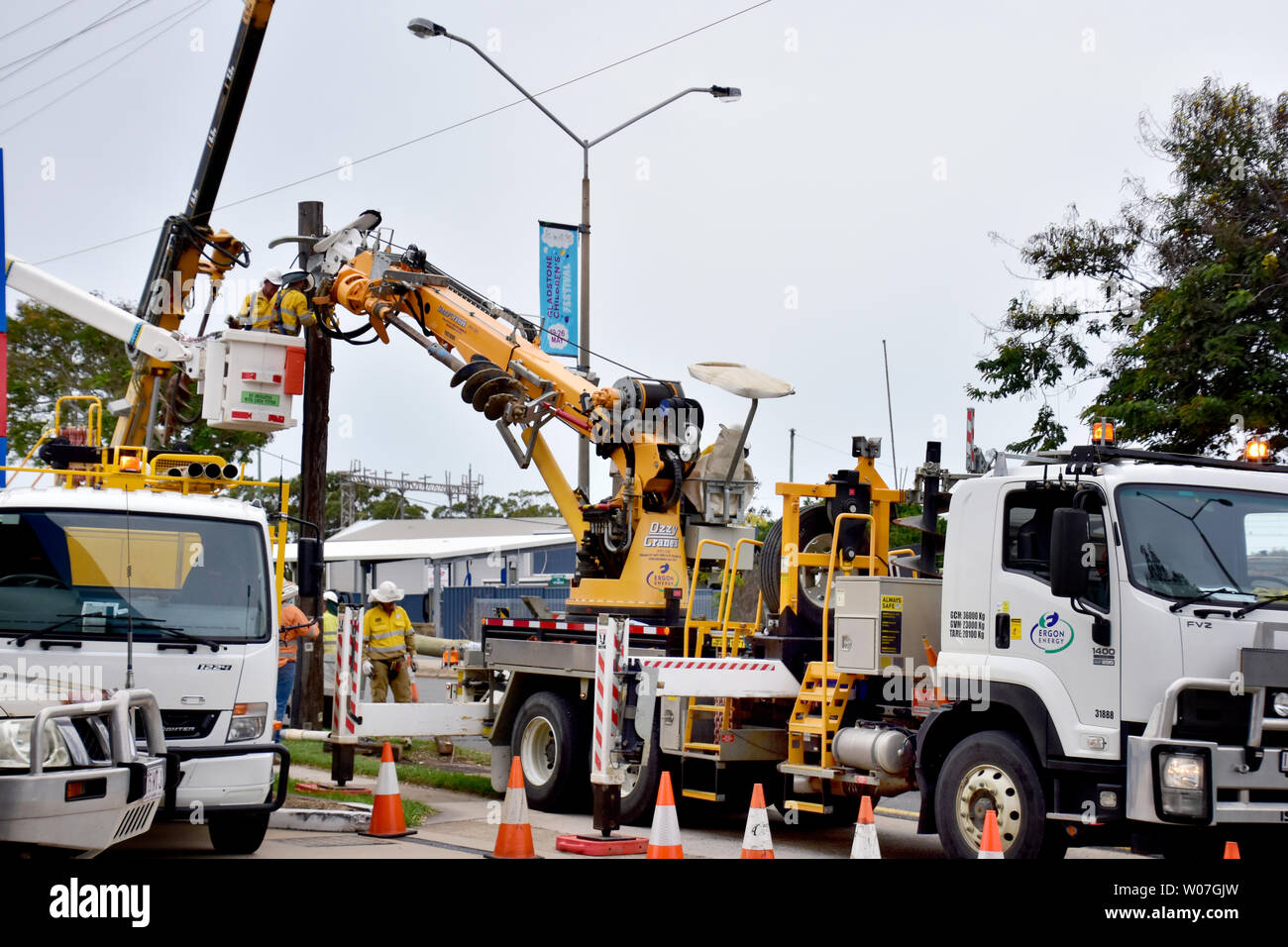 ELEVATED WORK PLATFORMS Stock Photo - Alamy