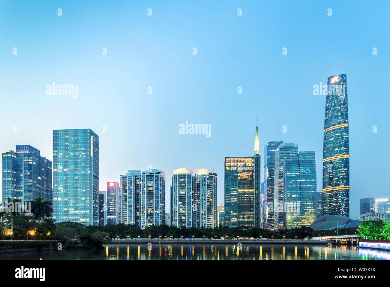 Night View of Guangzhou City Stock Photo - Alamy
