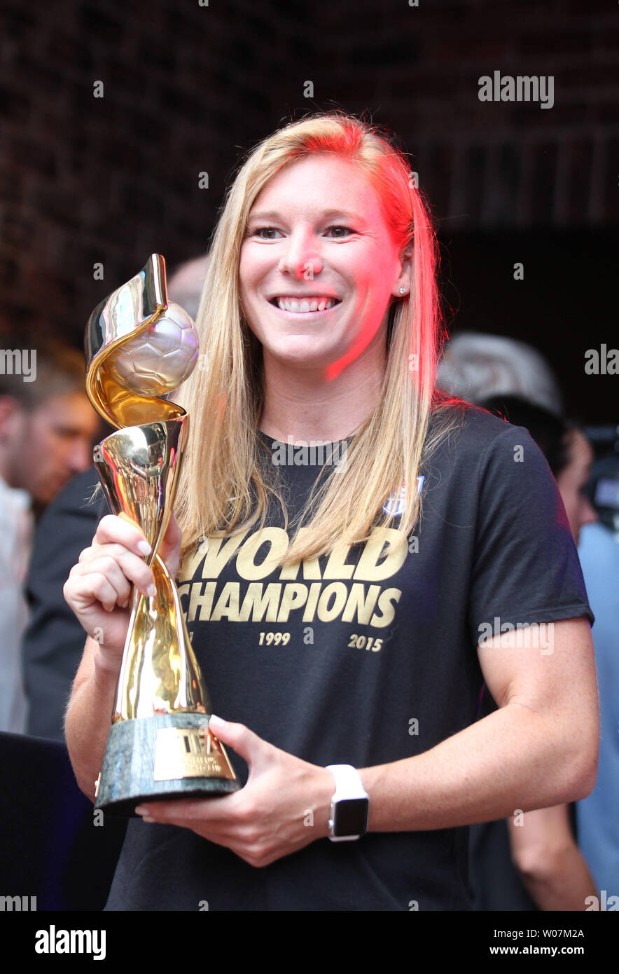 2015 women's world cup trophy hi-res stock photography and images - Alamy