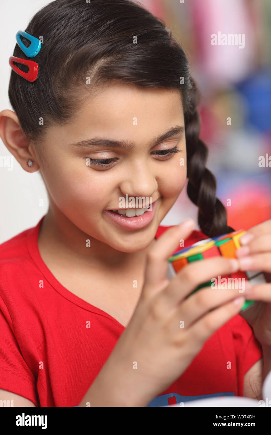 Children puzzle cube hi-res stock photography and images - Alamy