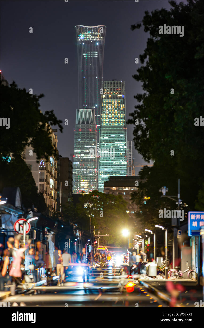Night life beijing hi-res stock photography and images - Alamy
