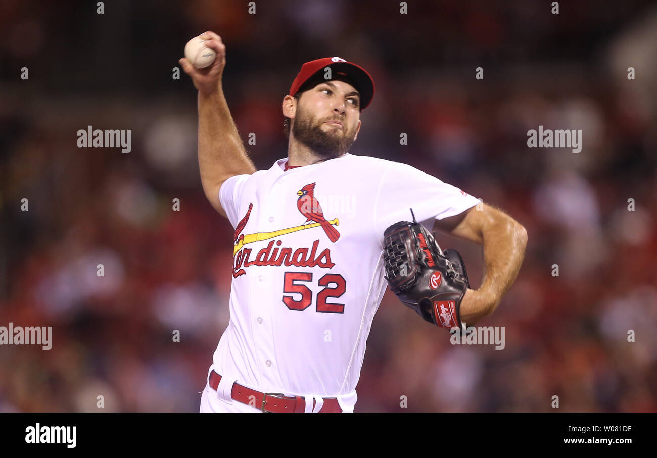 St. Louis Cardinals starting pitcher Michael Wacha delivers a pitch to ...