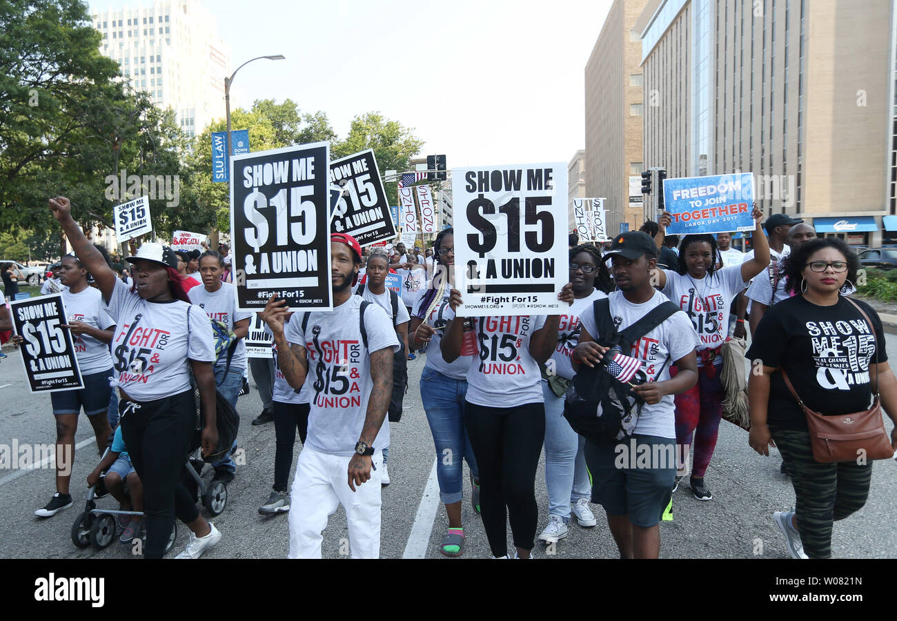 Labor day parade with union workers hi-res stock photography and images ...