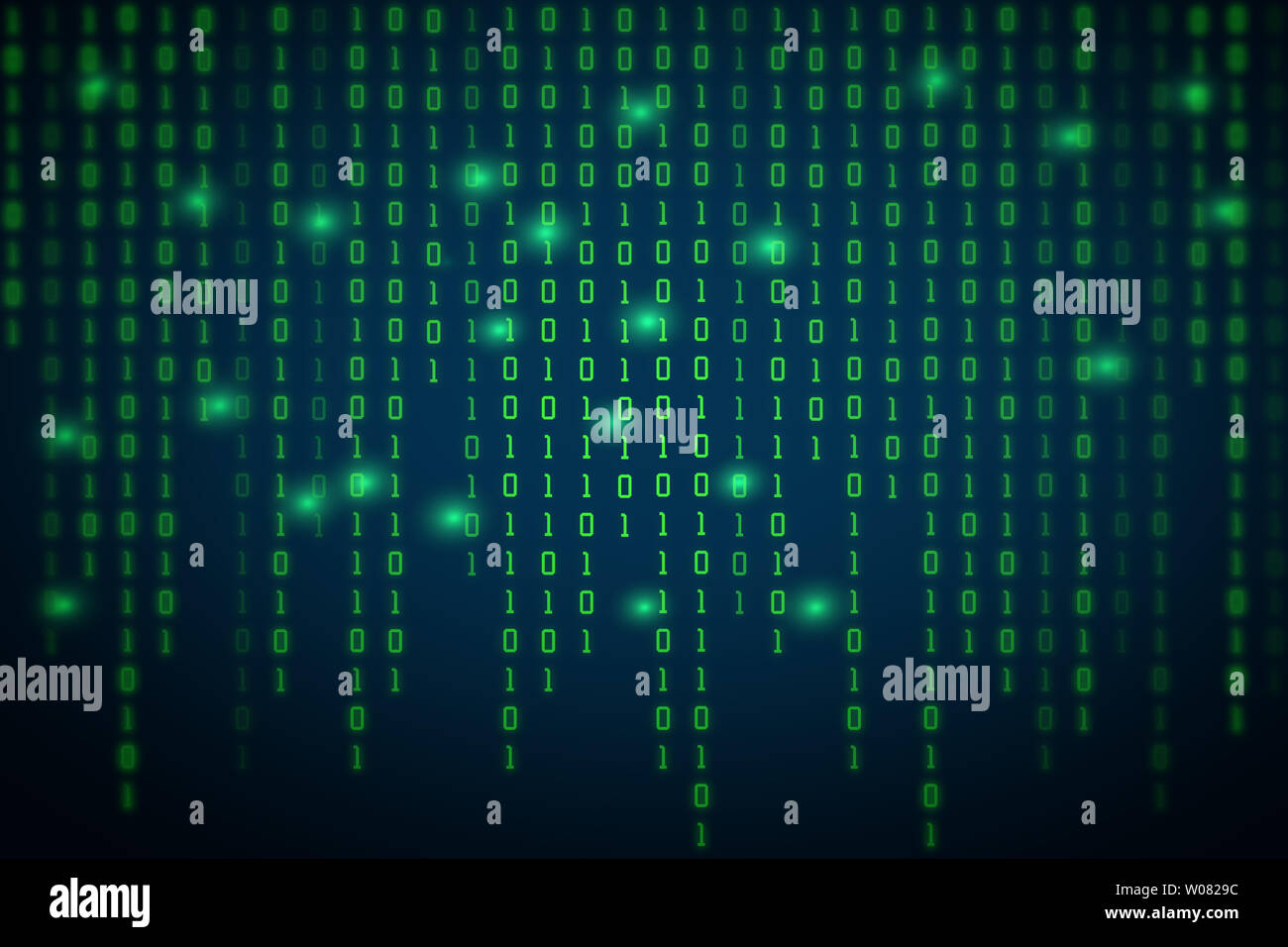 Digital matrix background for binary codes 0 and 1 Stock Photo - Alamy