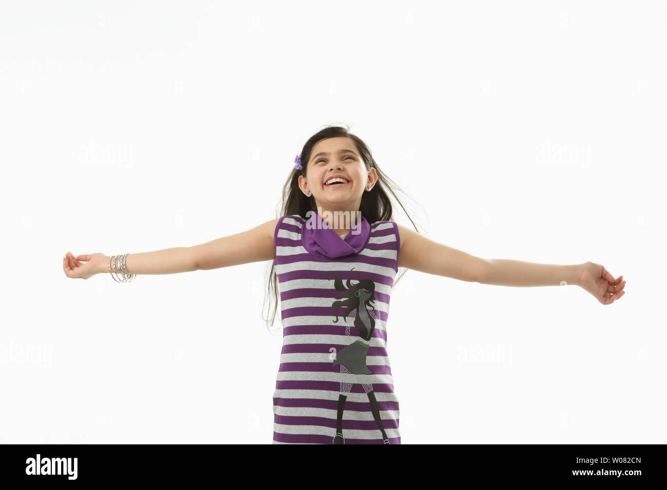 Child Arms Outstretched Isolated High Resolution Stock Photography and ...